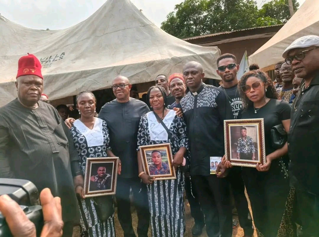 Peter Obi mourns three brothers killed in Lagos building fire, calls ...